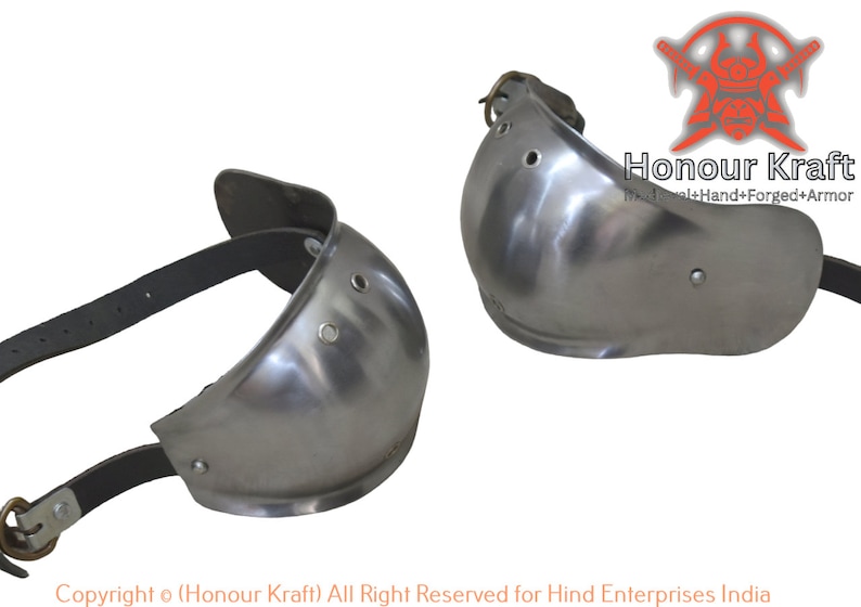 Steel Elbow Cops Armor: Medieval Combat LARP Armour - Etsy