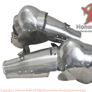 Steel Arms Armor Medieval Steel Arms Armour for Combat SCA HMB Buhurt ...