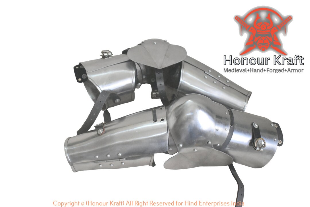 Steel Arms Armor Medieval Steel Arms Armour for Combat SCA HMB Buhurt ...