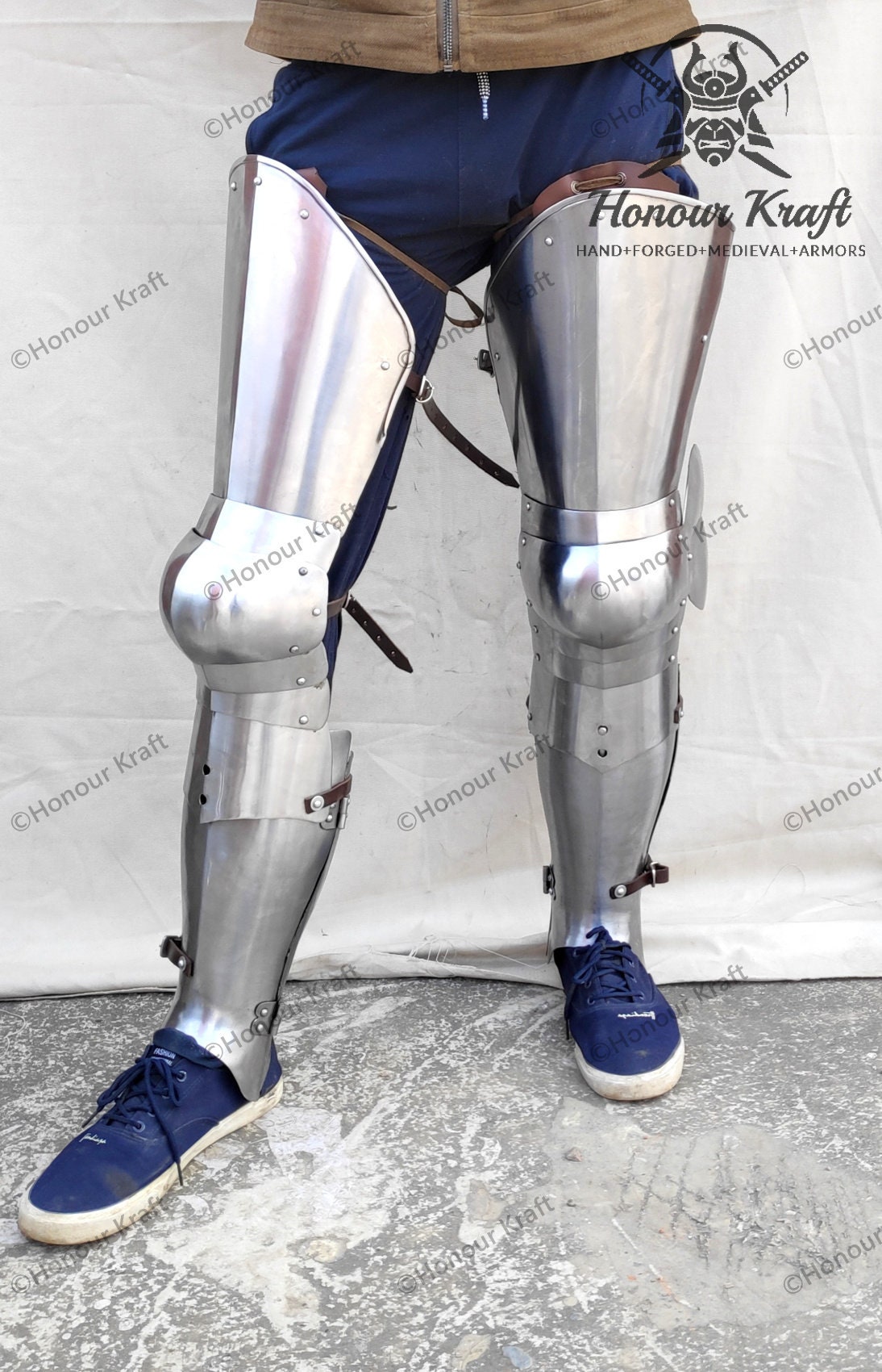 Medieval Steel Leg Full Leg Armour Historical 16th Century - Etsy