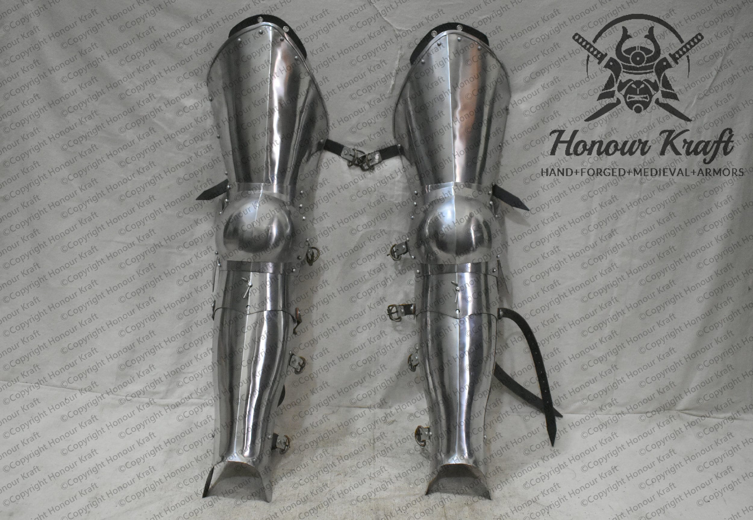 Medieval Leg Armour 13th Century Steel Thai Armour for HMB - Etsy UK