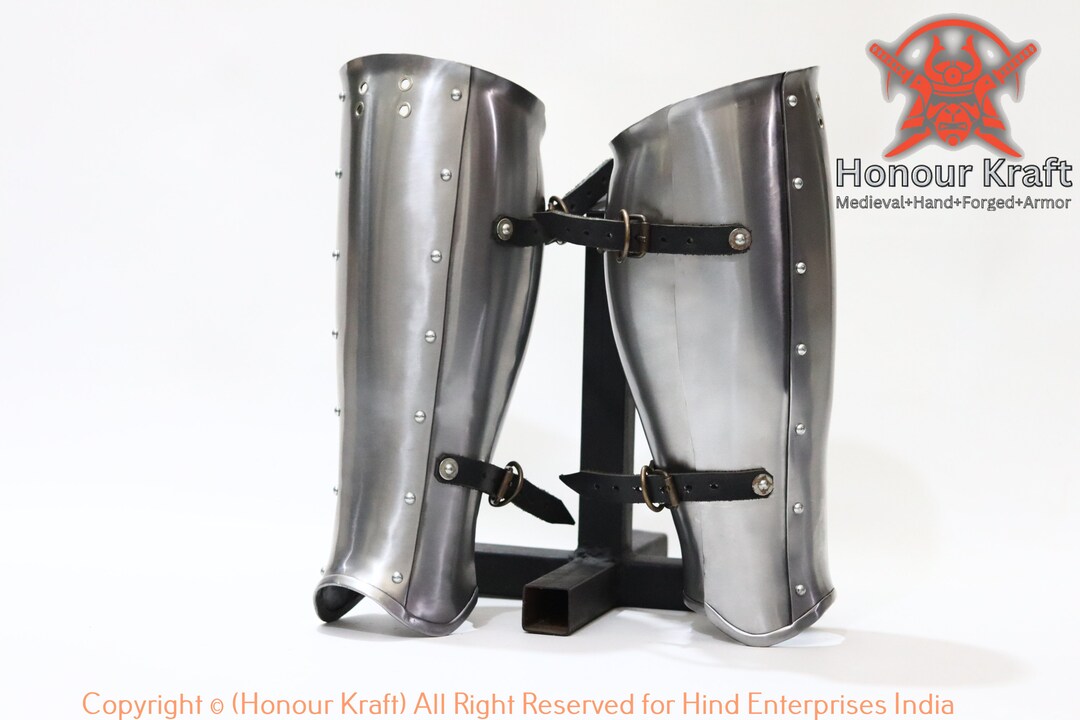 Buhurt Armor Steel Leg Greaves Armor Buhurt Greave Samurai Armor for ...