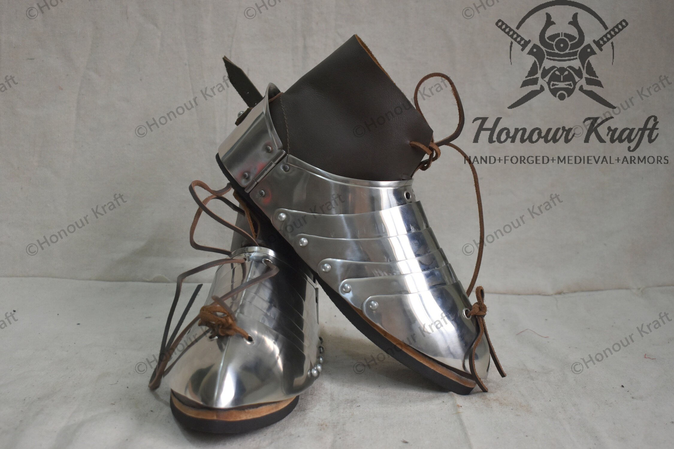 Steel Armour Medieval Foot Armour Pair of Foot Protection - Etsy