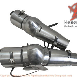 Steel Arms Armor Medieval Steel Arms Armour for Combat SCA HMB Buhurt ...