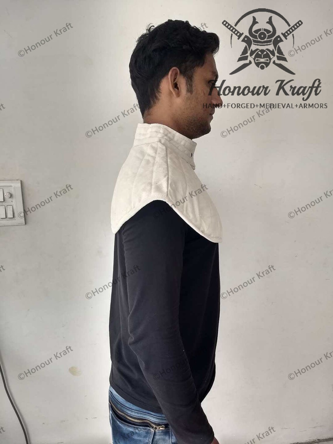 Medieval Padded Collar for SCA & Reenactment Medieval Costume - Etsy