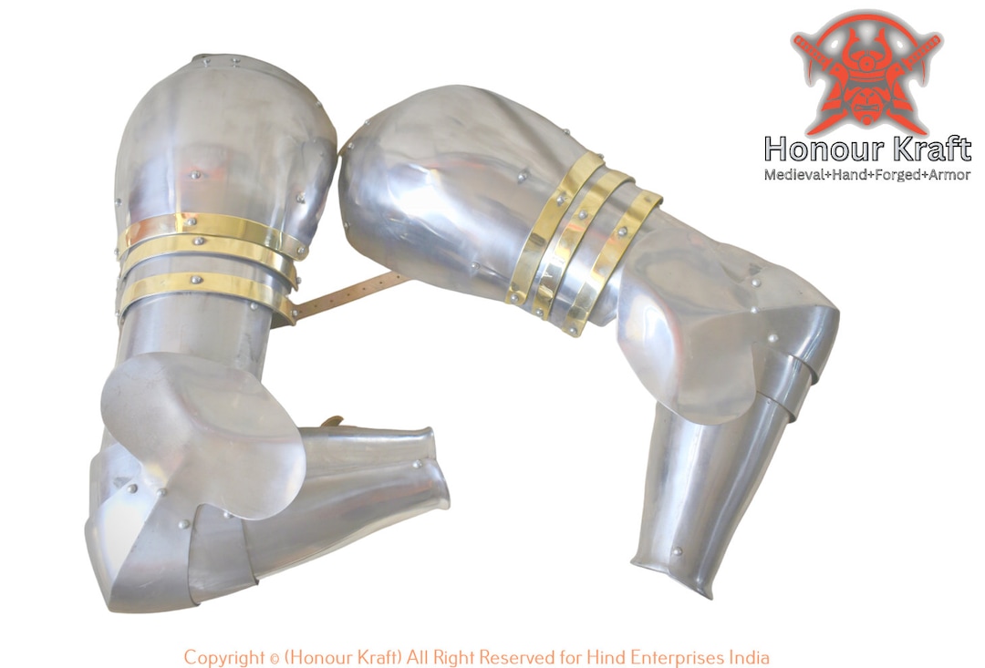 Medieval Steel Arms Armor Steel Armor Medieval Full Arms Set Pair Steel ...