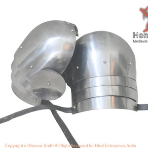 Steel Pauldron Shoulder Armor Medieval Combat SCA Buhurt - Etsy