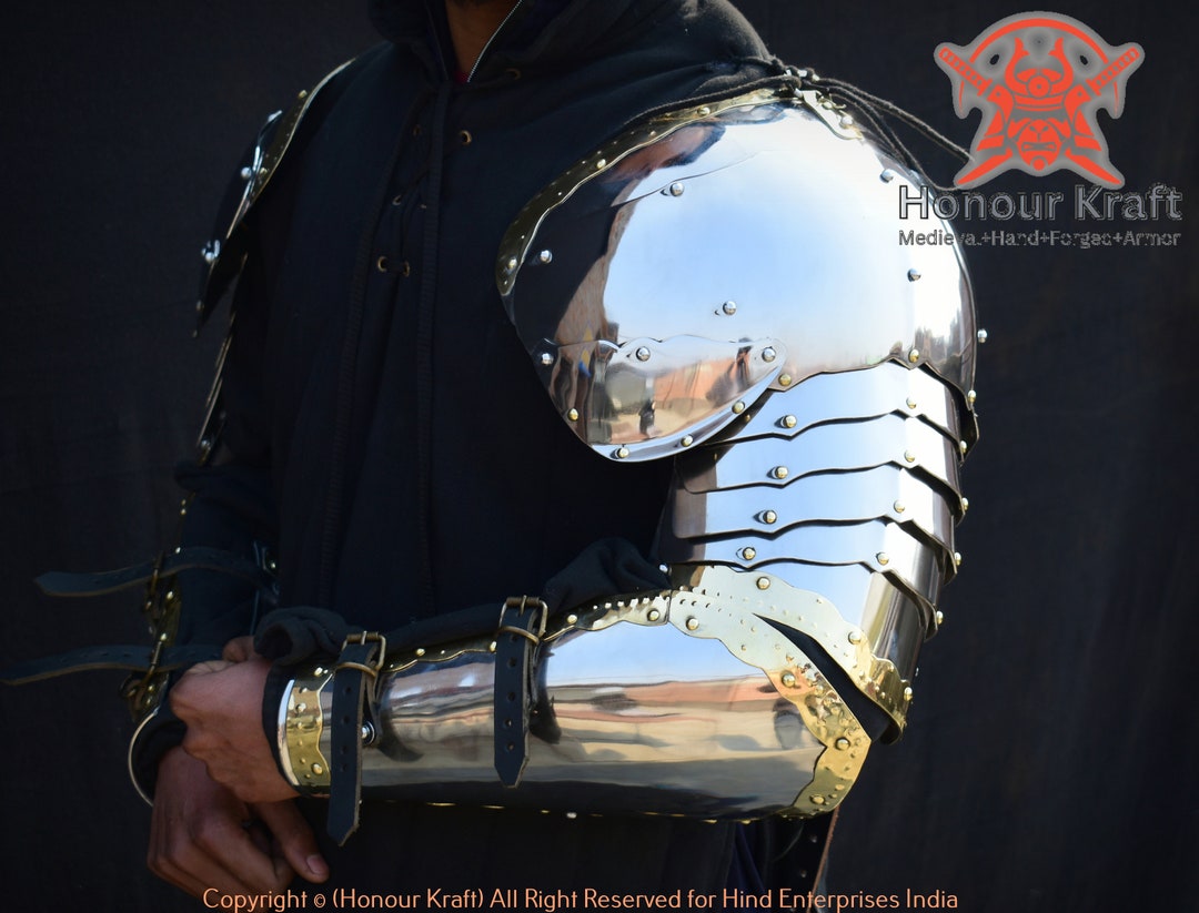Steel Arms Armor From Napolian Armor Style Medieval - Etsy