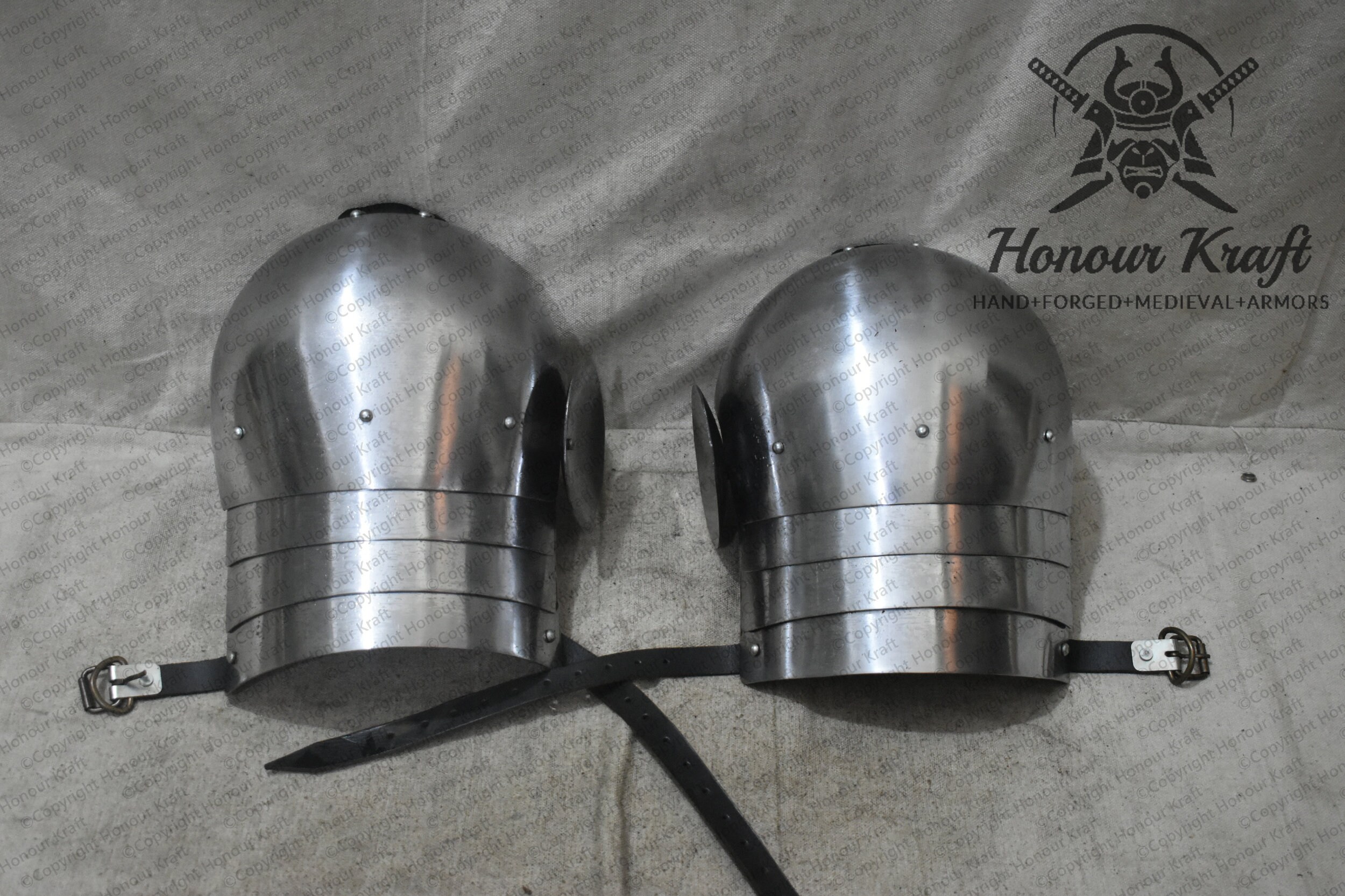 Steel Pauldron Shoulder Armor Medieval Combat SCA Buhurt - Etsy