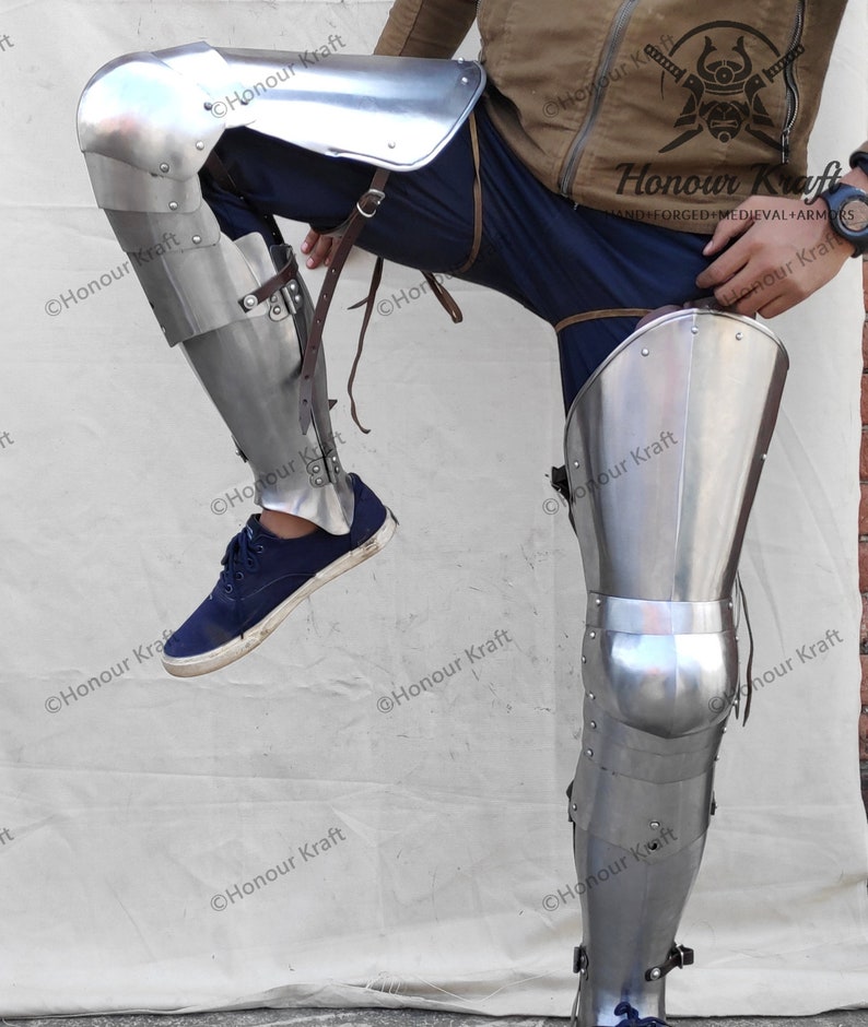 Medieval Steel Leg Full Leg Armour Historical 16th Century - Etsy