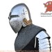 Steel Helmet Medieval German Bascinet Monkey Face Bascinet - Etsy