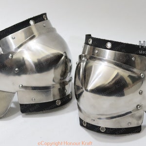 Elbow Cops Armor Medieval Steel Mobility Plates Elbow Cops Armour Pair ...