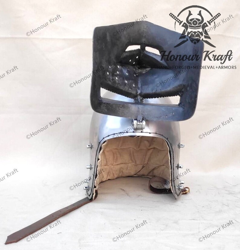 Medieval Beak Face Helmet Armour Steel Head Protection Armor - Etsy