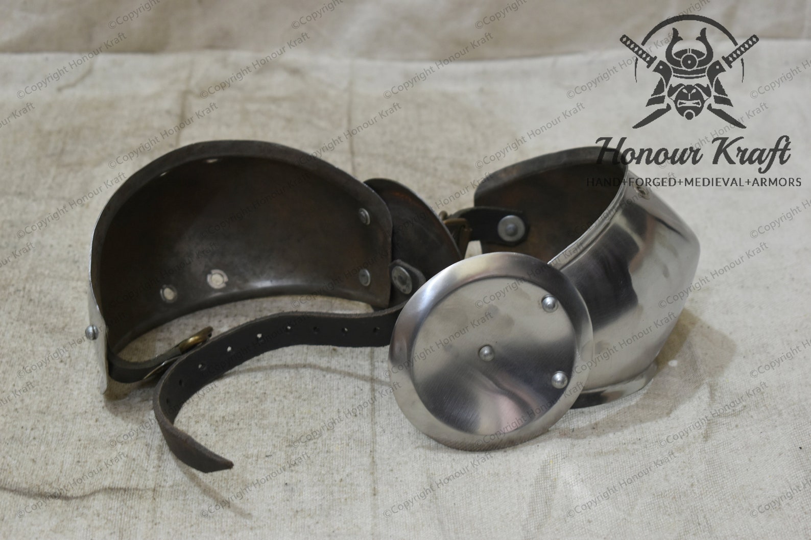 Steel Armor Elbow Cops Pointy Elbow Steel Armor Pair for SCA & - Etsy