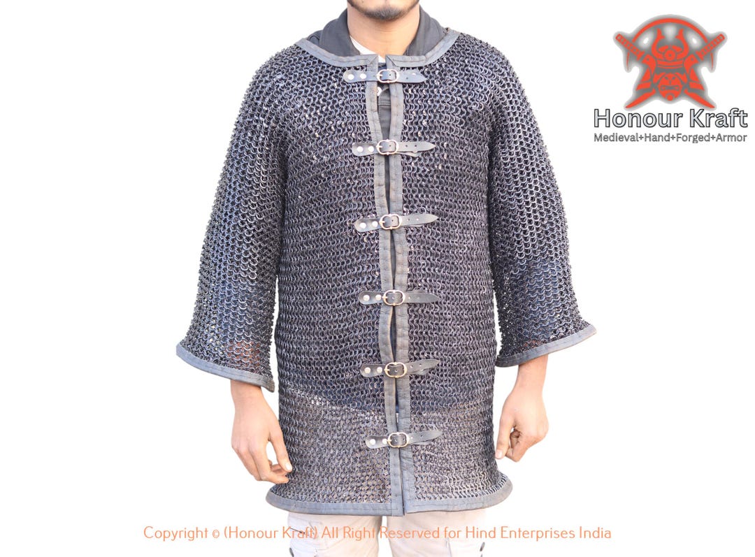 Medieval Chainmail Shirt – Battle-ready Armor for Buhurt & SCA Combat ...