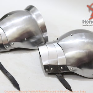 Shoulder Armor Pauldrons Plate Steel Pauldrons Armor Curved Designs - Etsy