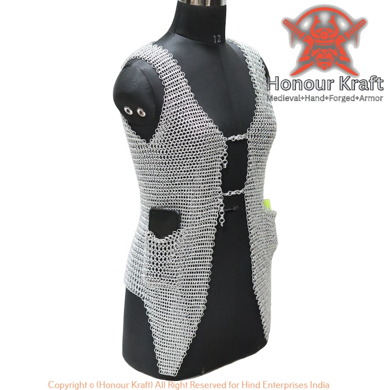 Chainmail Shurug With Pocket Medieval Fancy Dress & Events Costume - Etsy