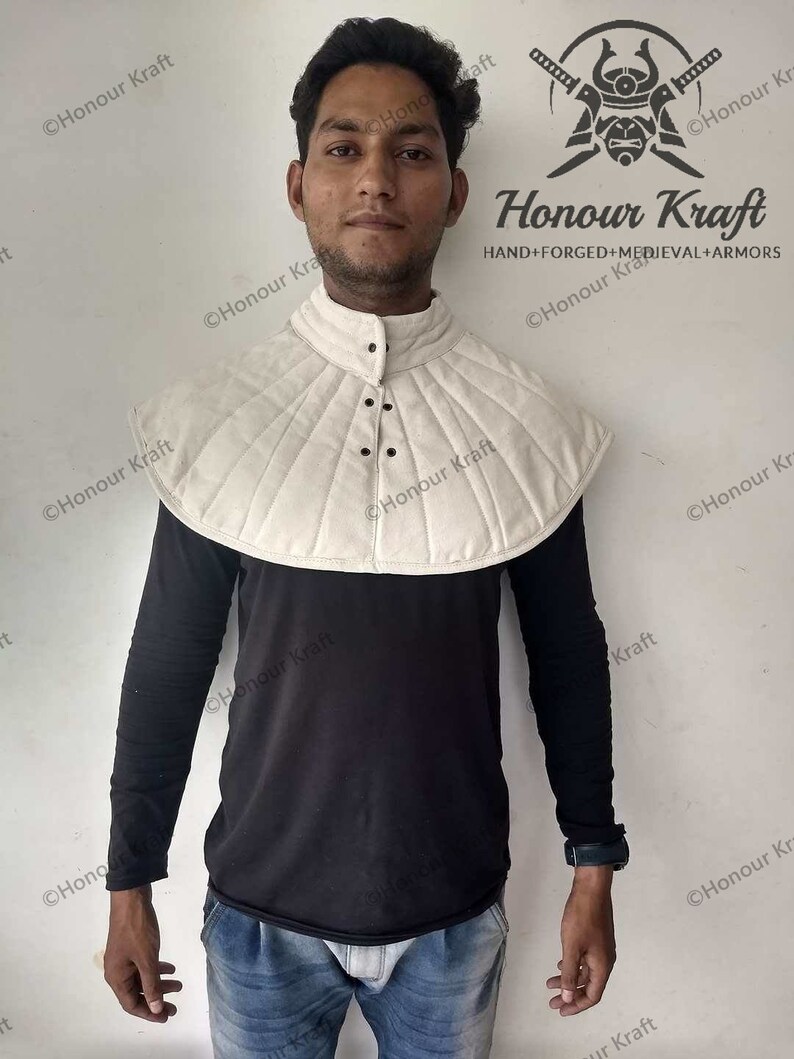 Medieval Padded Collar for SCA & Reenactment Medieval Costume - Etsy