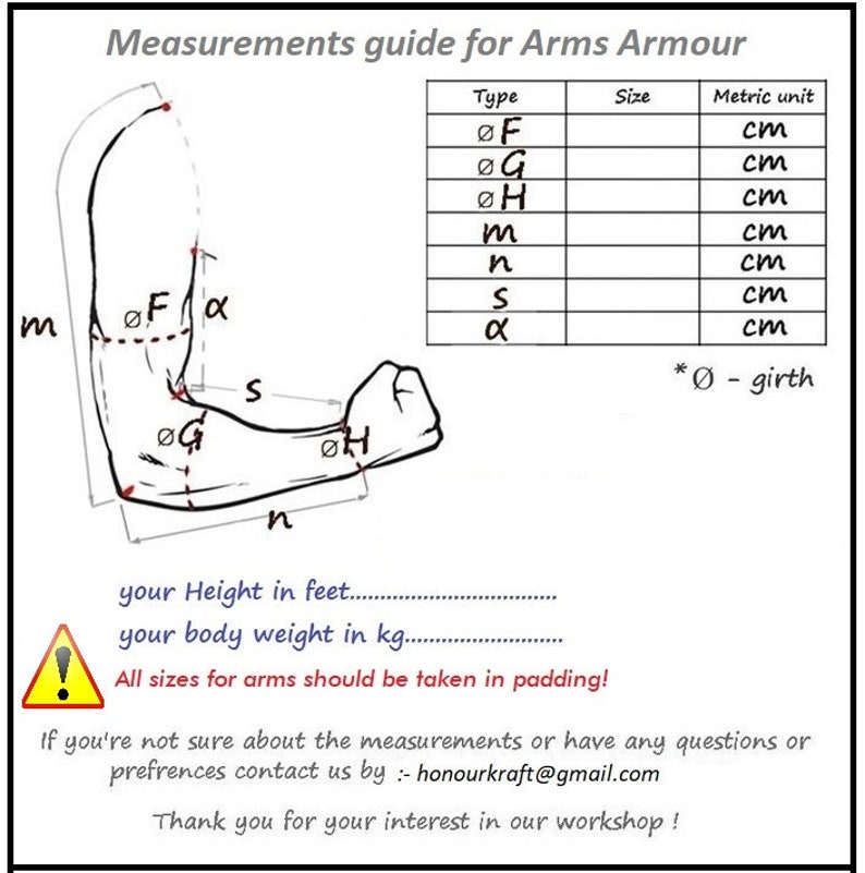 Steel Arms Armor From Napolian Armor Style Medieval - Etsy