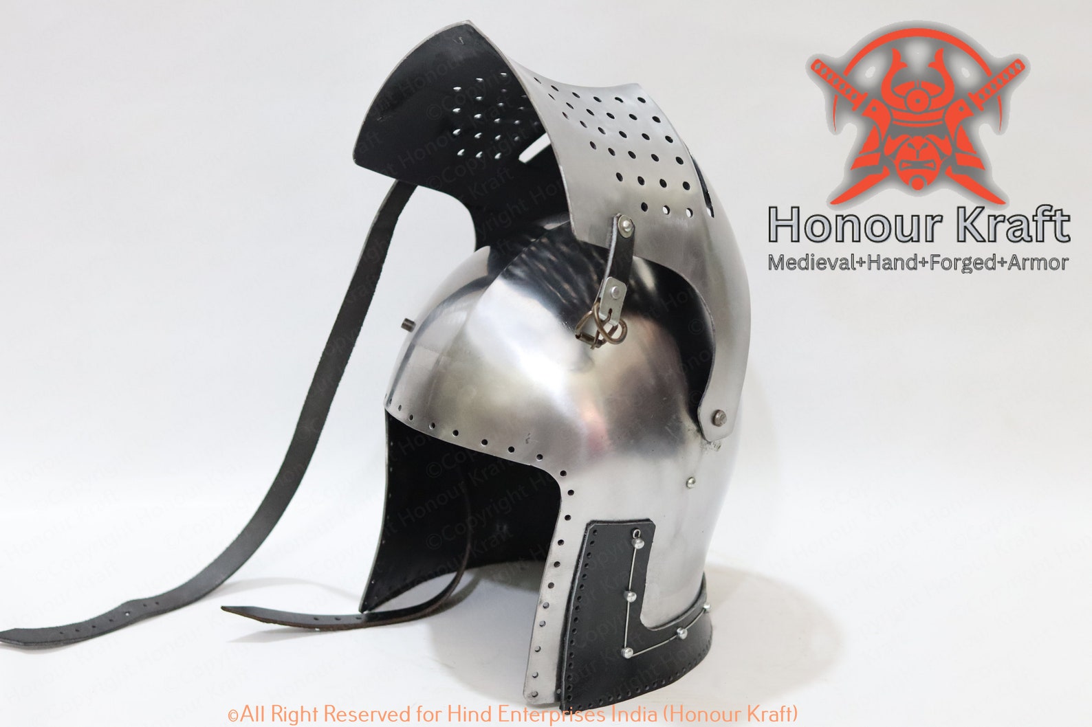 Spoleto-Helm-Bascinet für Buhurt-Stahlhelm. Spoleto-Rüstung ...