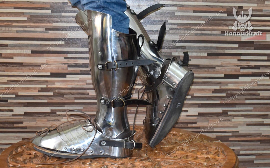 Greaves Armor Medieval Greaves Steel Greaves Armor Greaves - Etsy