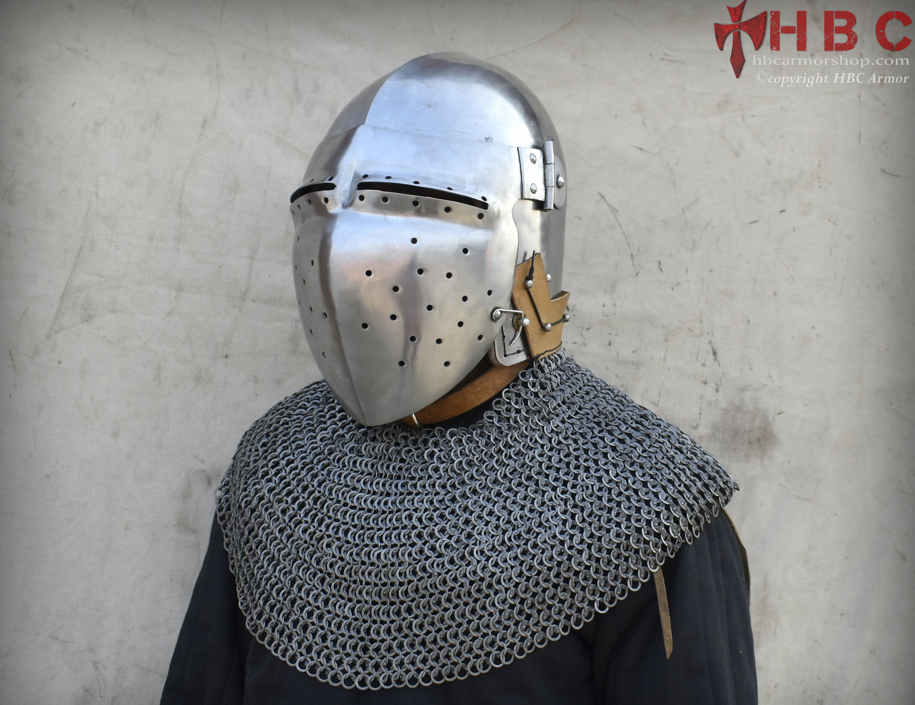 Steel Helmet Medieval German Bascinet Monkey Face Bascinet | Etsy