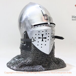 Buhurt Helmet Armor Klapvisor Medieval Combat Hmb Armor Helmet - Etsy ...