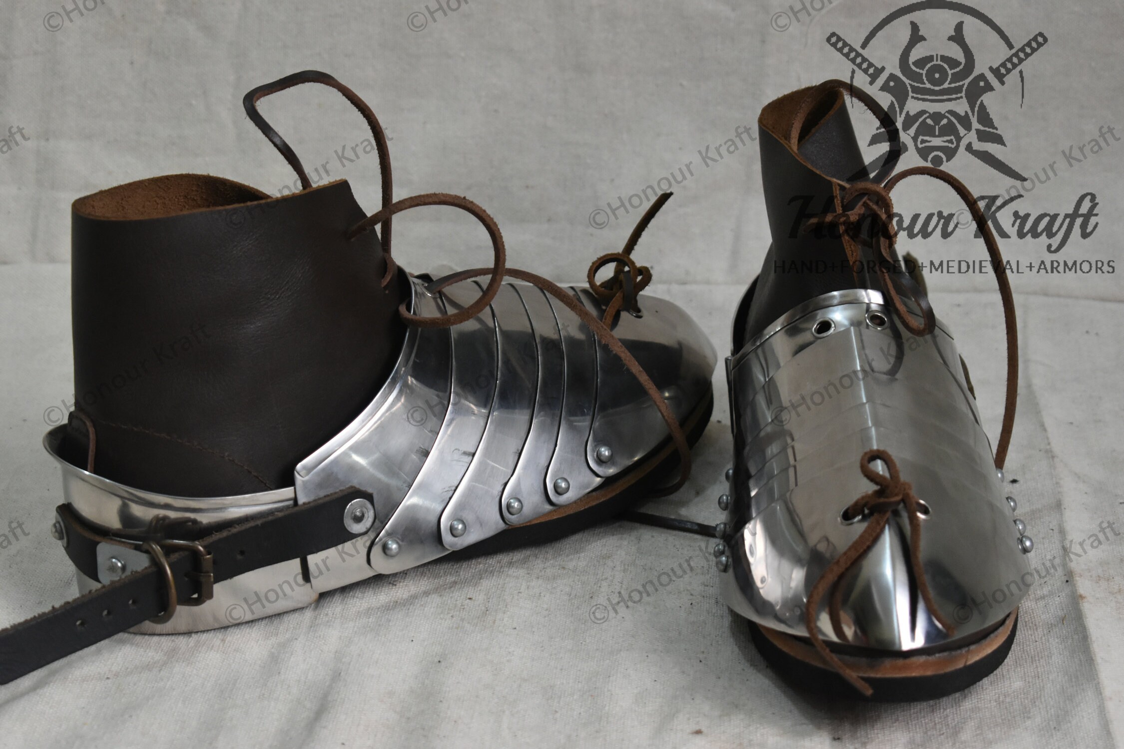 Steel Armour Medieval Foot Armour Pair of Foot Protection - Etsy