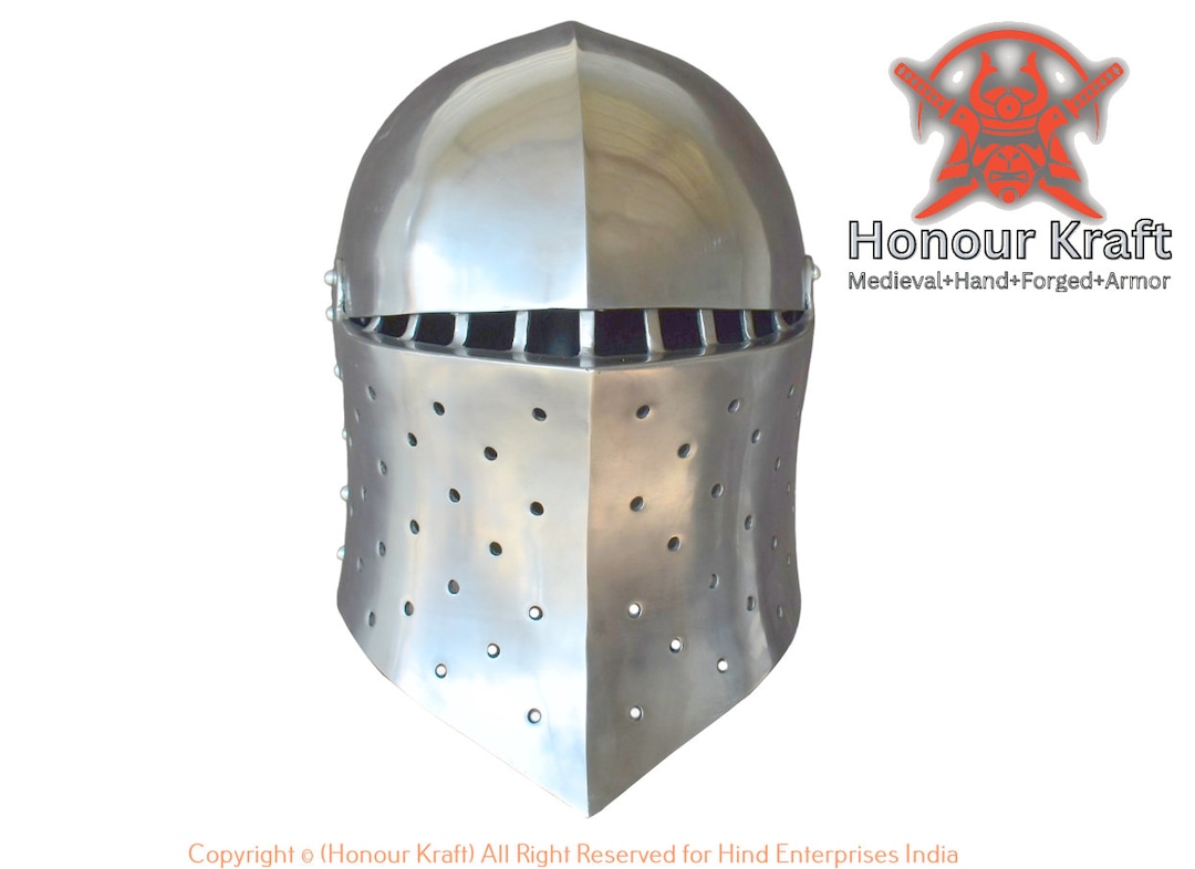 Steel Samson Helmet: Buhurt Combat Armor for HMB/BOTN/SCA - Etsy