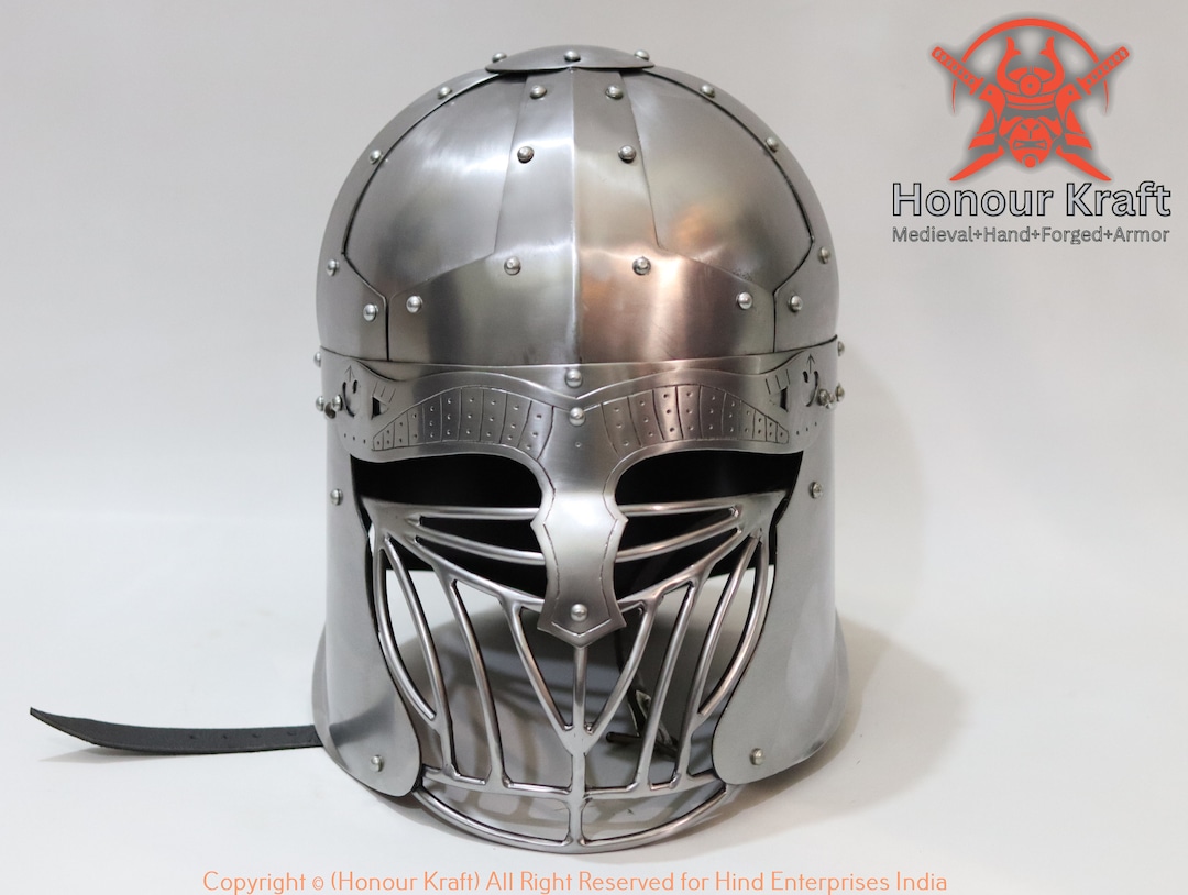 Sca Helmet Armor Medieval Helmet, Steel Helmet, Sca Norman Helmet ...