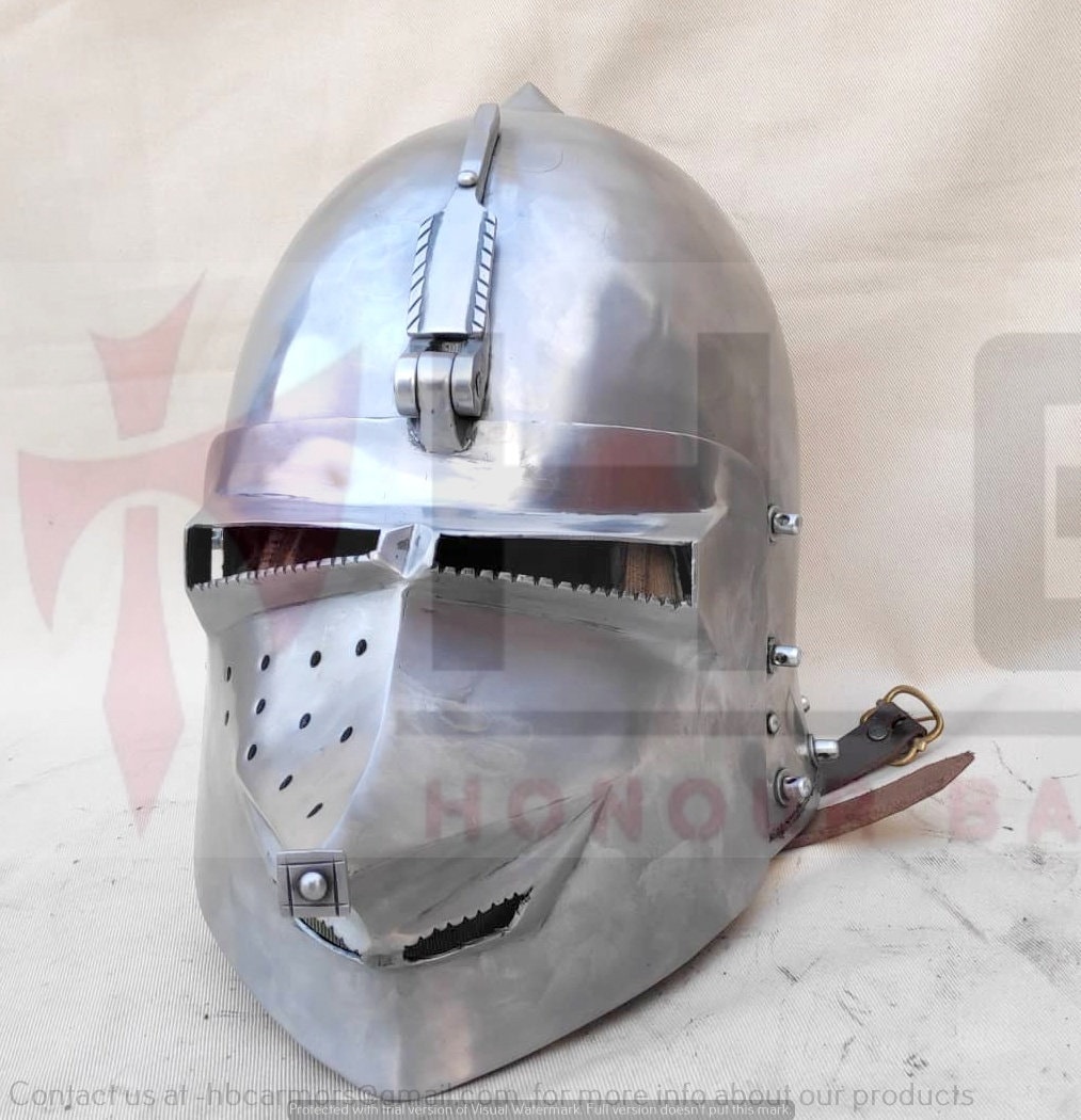 Medieval Beak face Helmet Armour Steel Head Protection Armor | Etsy