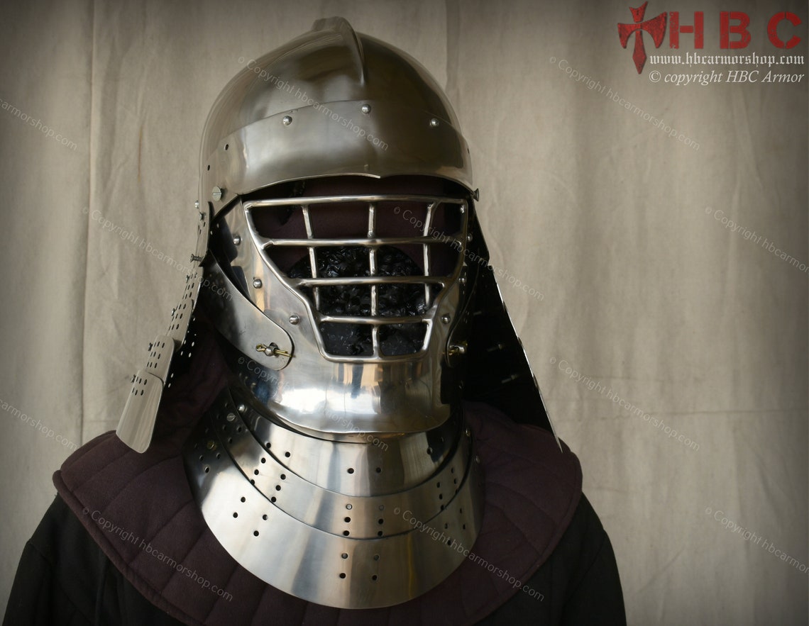Steel Helmet Armor Combat Buhurt Japanese Kabuto Helmet for | Etsy