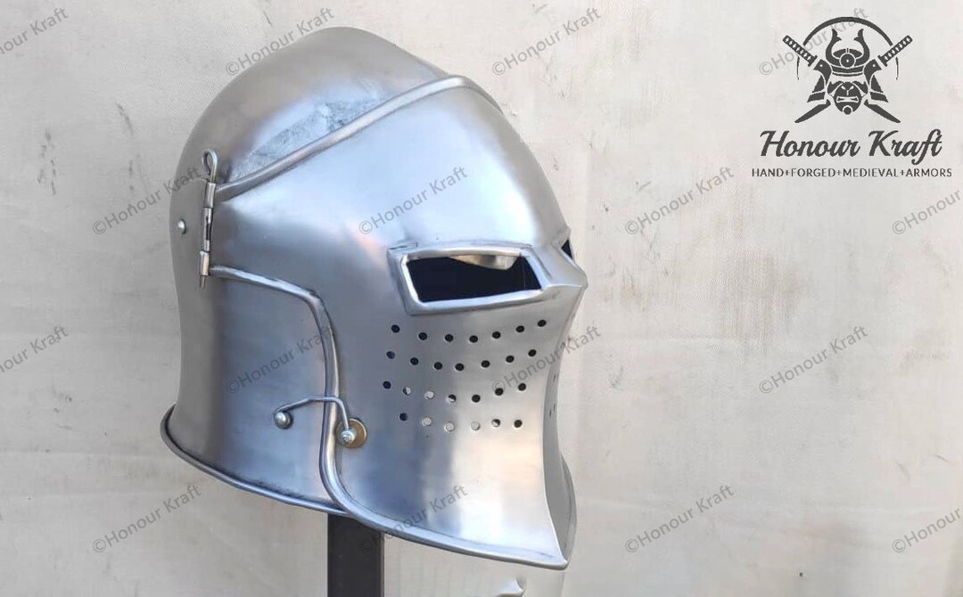 Visored Barbute Helmet - Etsy