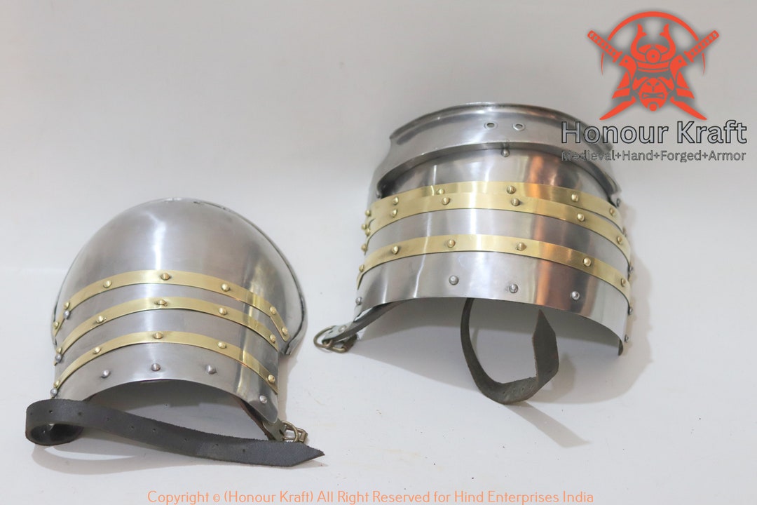 Pauldron for Buhurt Hmb Combat 15th Century Steel Armor for - Etsy