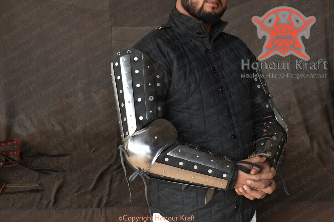 Splint Arms Armor Armor Steel Arms Medieval Splint Arms Armor - Etsy