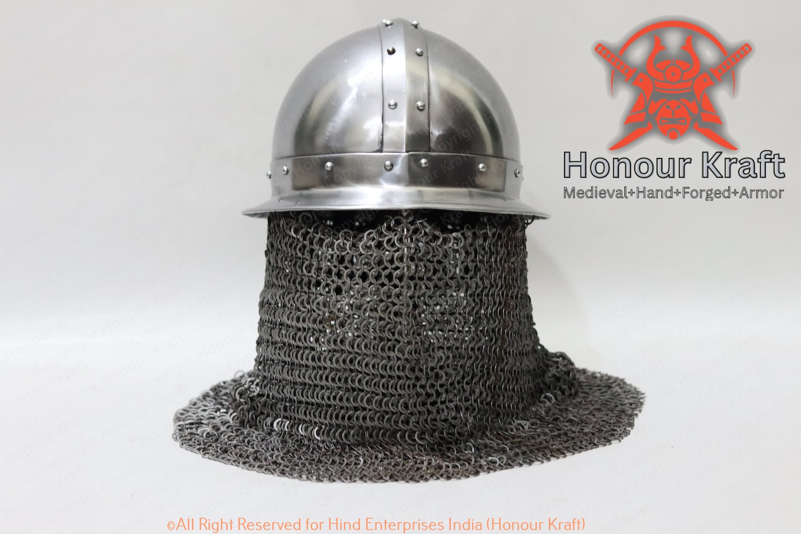 Steel Varangian Helmet: SCA Combat Legal Armor - Etsy Canada