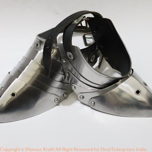 Steel Sabaton Pair Armour for Buhurt SCA Reenactment Medieval ...