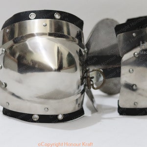 Elbow Cops Armor Medieval Steel Mobility Plates Elbow Cops Armour Pair ...