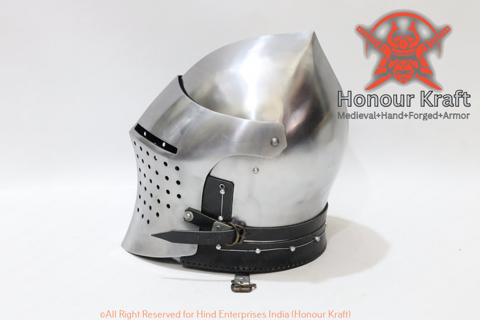 Spoleto-Helm-Bascinet für Buhurt-Stahlhelm. Spoleto-Rüstung ...