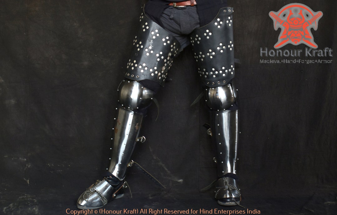 Medieval Splint Leg Armor: Buhurt, SCA, Reenactment Combat - Etsy