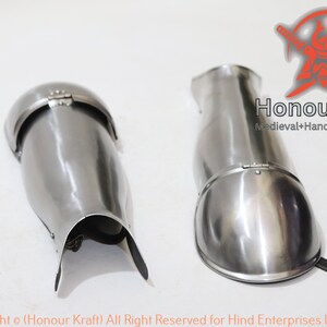 Custom-made Medieval Roman Leg Greaves Armor for SCA, Reenactment, HEMA ...