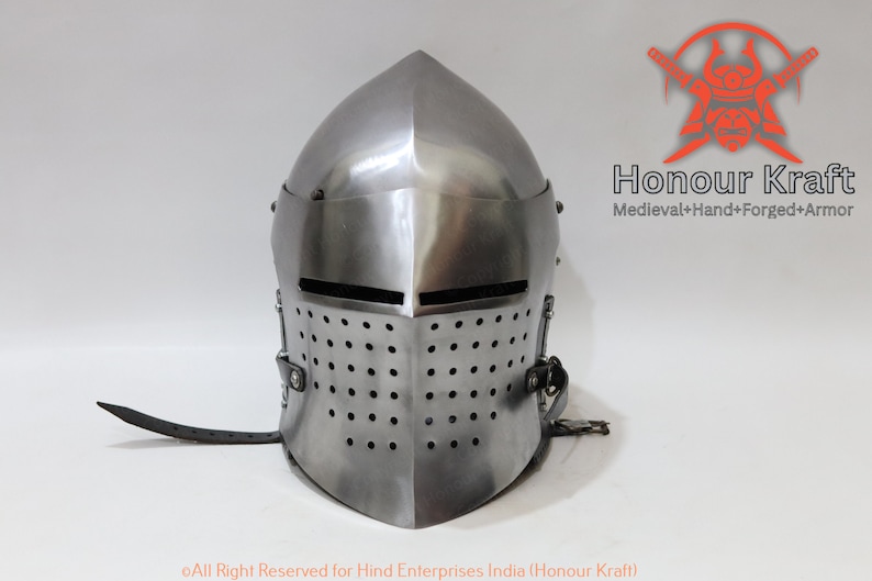 Spoleto-Helm-Bascinet für Buhurt-Stahlhelm. Spoleto-Rüstung ...
