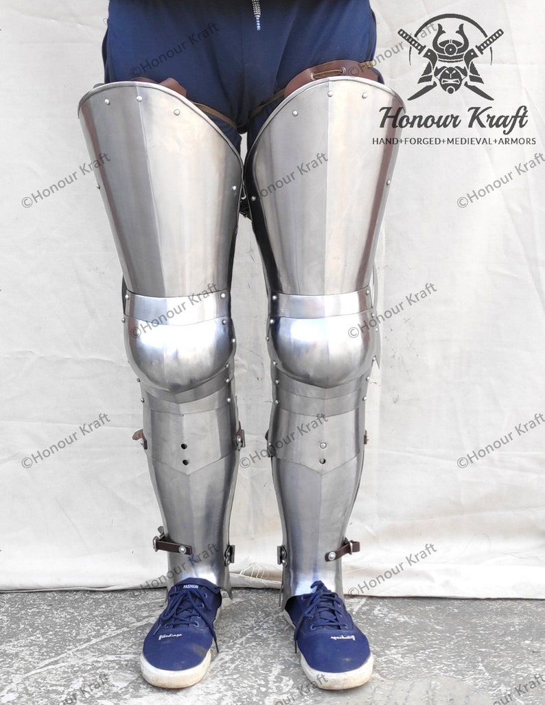 Medieval Steel Leg Full Leg Armour Historical 16th Century - Etsy