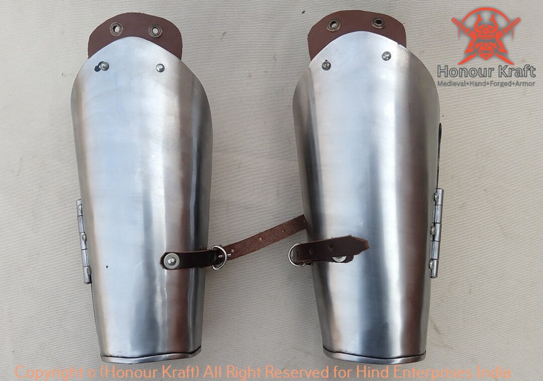 Steel Armour Larp Armour Medieval Steel Bracers Functional Larp Armor ...