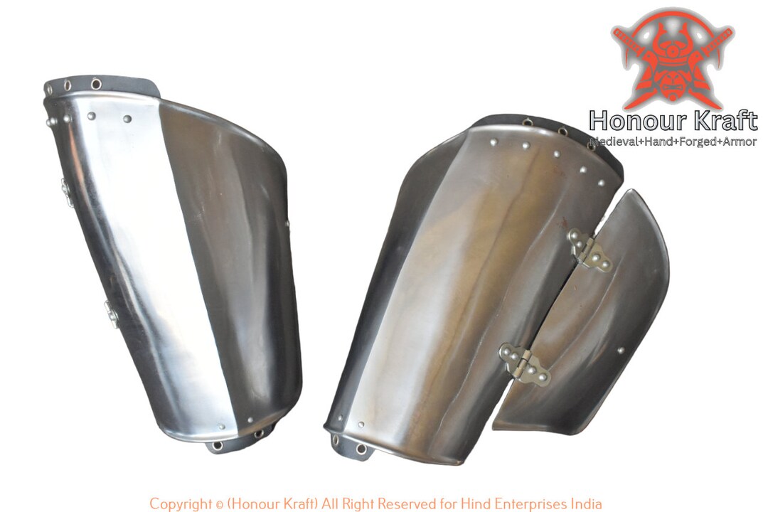 Thai Steel Leg Guards: Historical Combat Buhurt Armour - Etsy