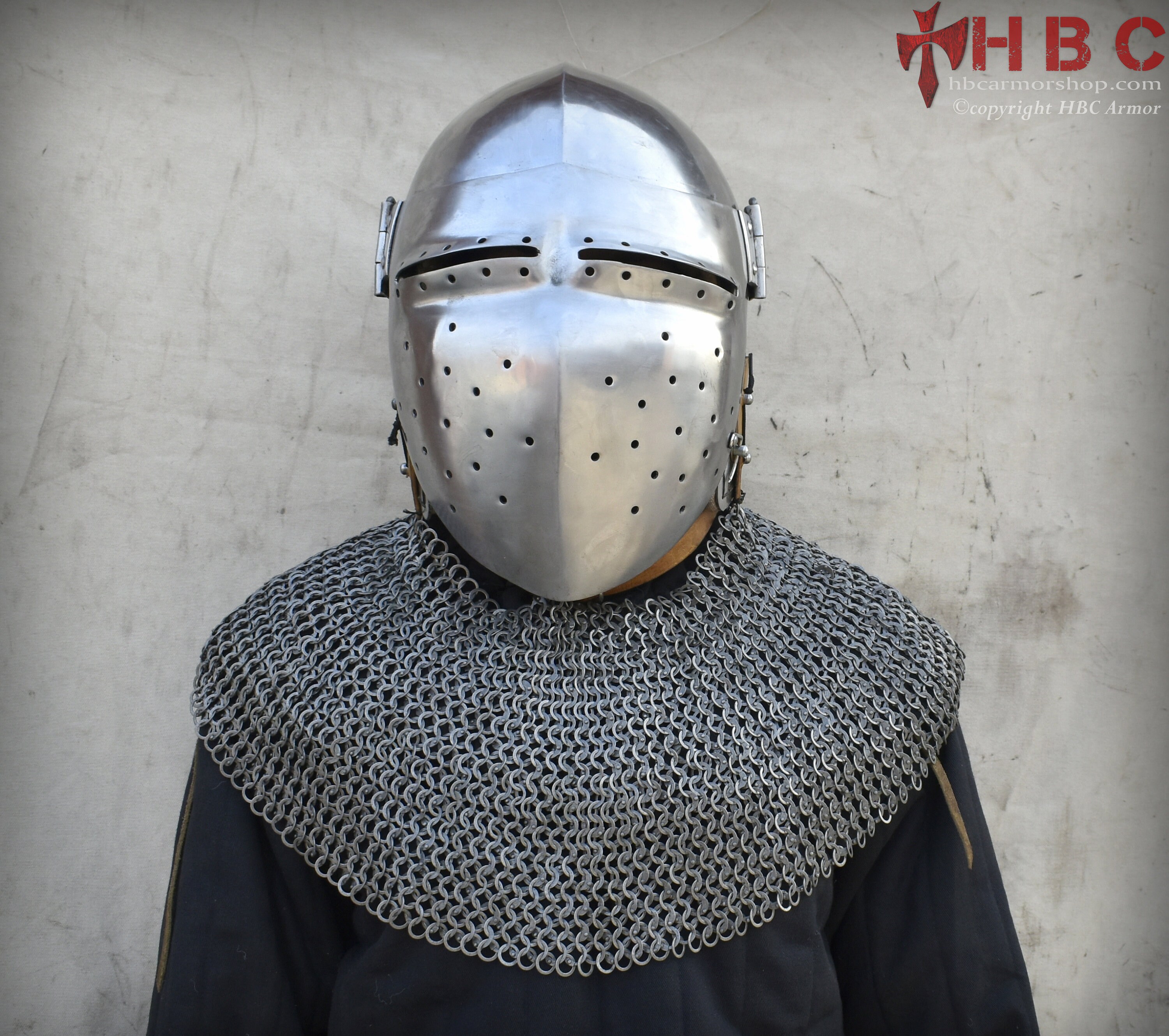 Steel Helmet Medieval German Bascinet Monkey Face Bascinet | Etsy