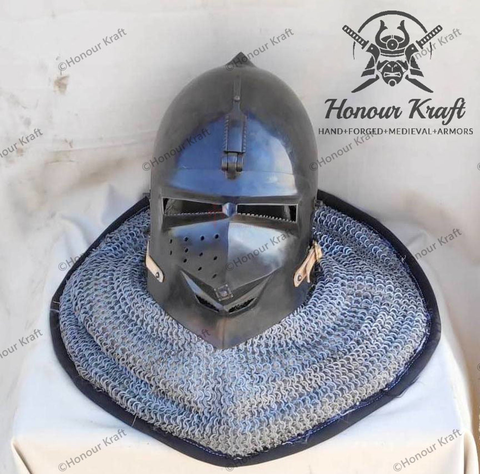 Medieval Beak Face Helmet Armour Steel Head Protection Armor - Etsy