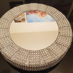 Centerpiece Riser, Mirrored Cake Stand, Rhinestone Risers, 8, 4.5, and ...