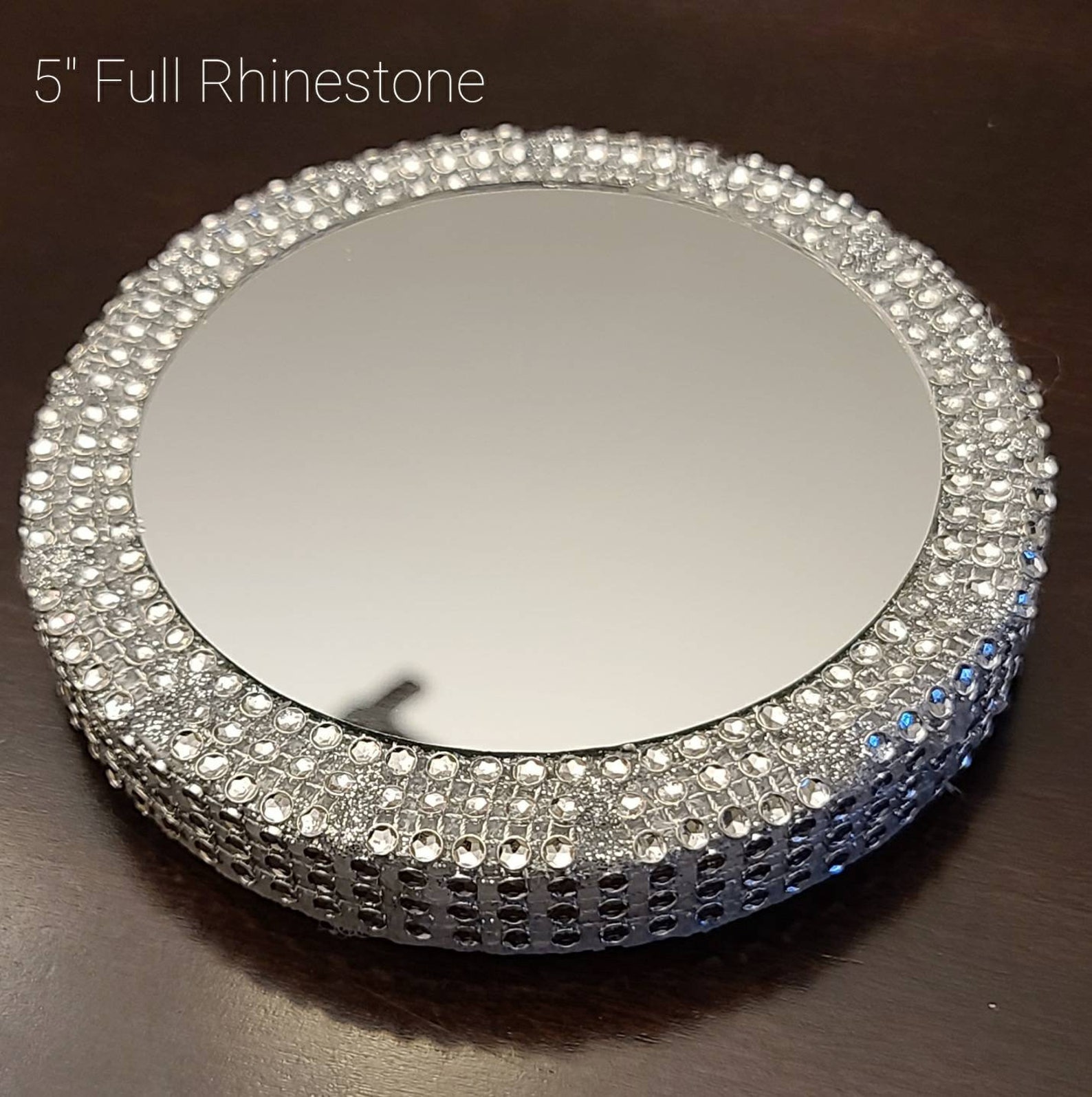Centerpiece Riser Mirrored Cake Stand Rhinestone Risers | Etsy