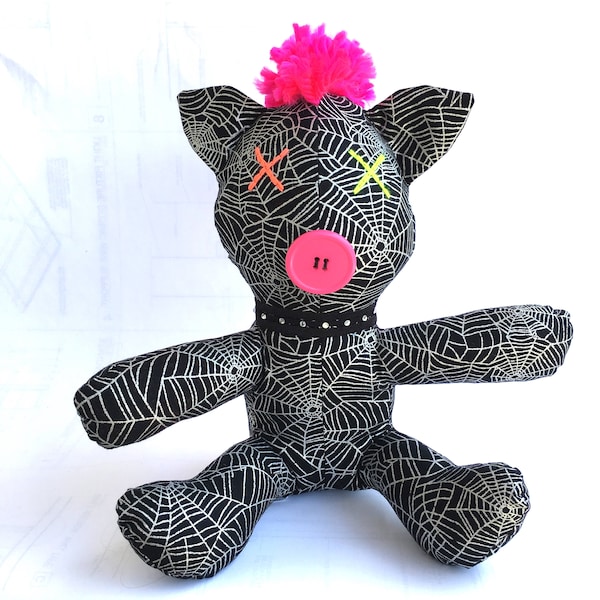 Spider Punk Plush - Etsy